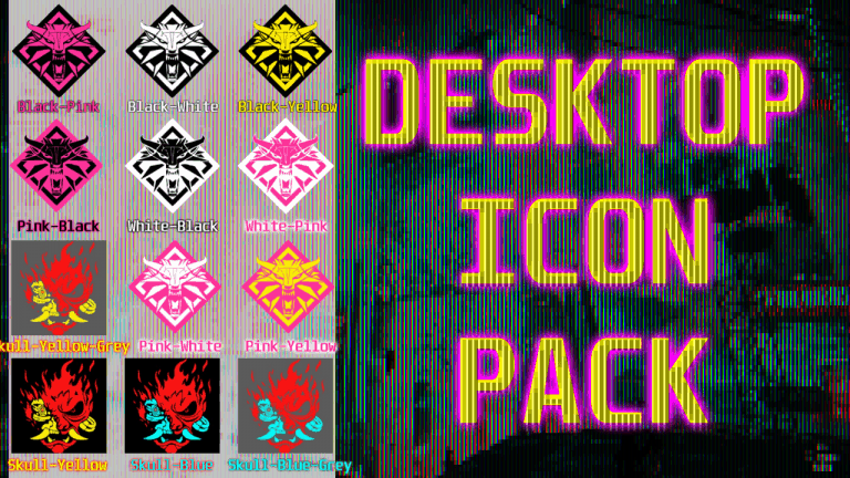 Cyberpunk 2077 Icon Pack - Cyberpunk 2077 Mod