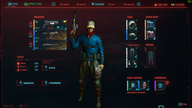 LVL 30 Male Save File - Cyberpunk 2077 Mod