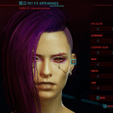 Pretty female V customization preset - Cyberpunk 2077 Mod