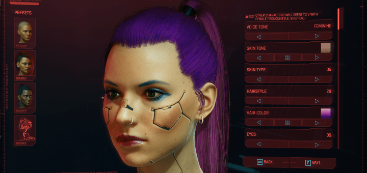 My V (CyberCAT preset) - Cyberpunk 2077 Mod