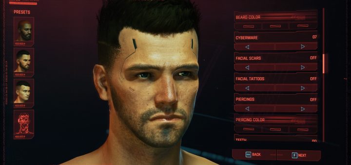 Male V Presets - Cyberpunk 2077 Mod