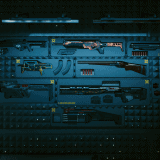 All Stash Wall Iconic Weapons - Cyberpunk 2077 Mod