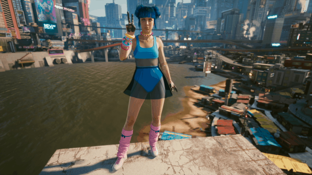 Blue Moon NPC Swap for V - Cyberpunk 2077 Mod