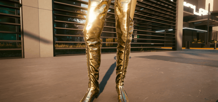 Hanako Black Dress - Cyberpunk 2077 Mod