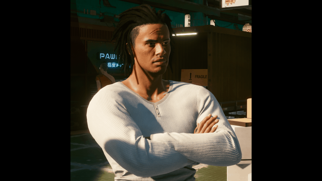 Character V Male New Game Start - Cyberpunk 2077 Mod