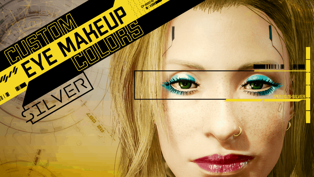 Custom Eye Makeup Colors - Cyberpunk 2077 Mod