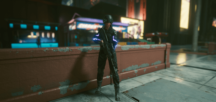 Hanako Black Dress - Cyberpunk 2077 Mod