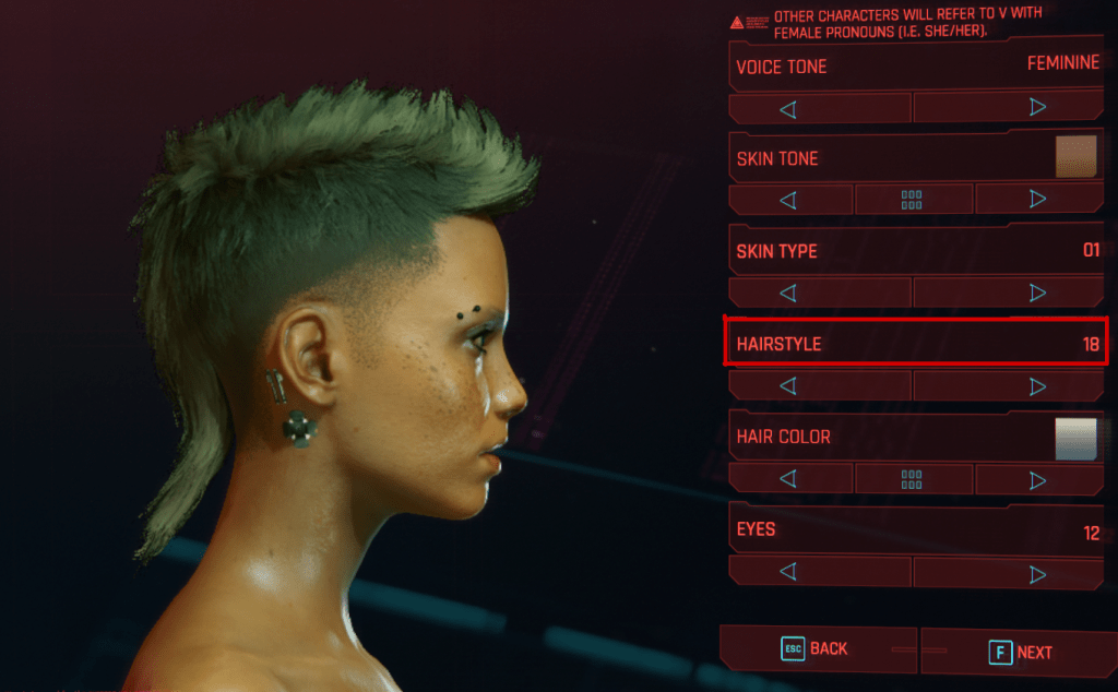 Female Shaved Pixie Mullet replacing hair 18 - Cyberpunk 2077 Mod
