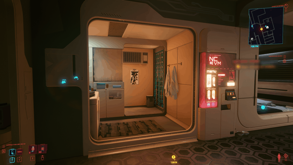 Motivational bathroom poster - Cyberpunk 2077 Mod