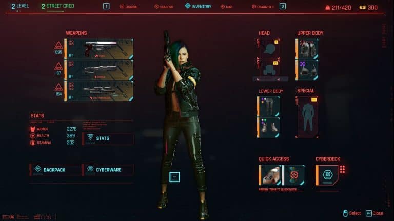 My preset save files 500 Legendary items - Cyberpunk 2077 Mod