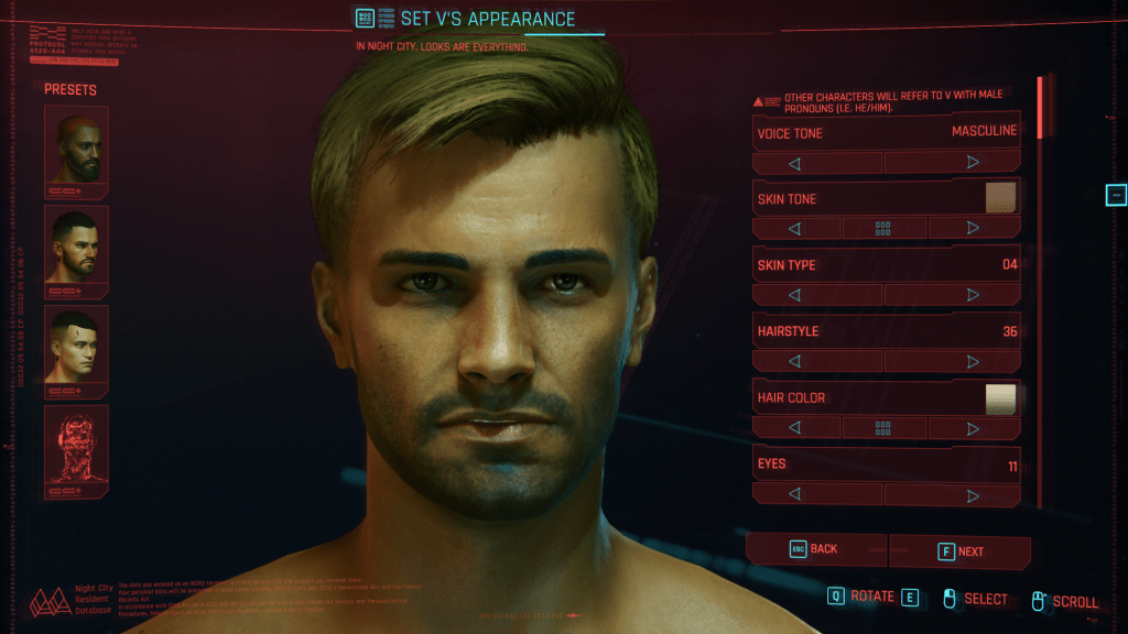 Vincent - character preset - Cyberpunk 2077 Mod