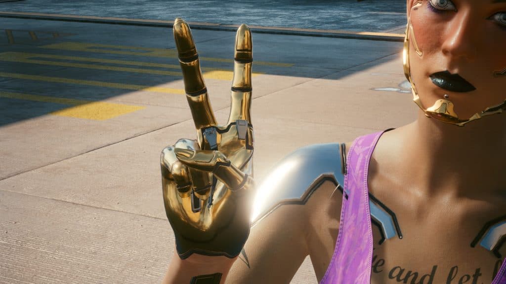 Alt Cyberarms Library with accessories - Cyberpunk 2077 Mod
