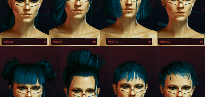Judy - Alternate Faces and Hair - Cyberpunk 2077 Mod