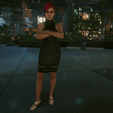 Hanako Dress and Shoes All Colors - Cyberpunk 2077 Mod