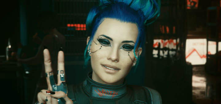 Custom Eye Makeup Colors - Cyberpunk 2077 Mod