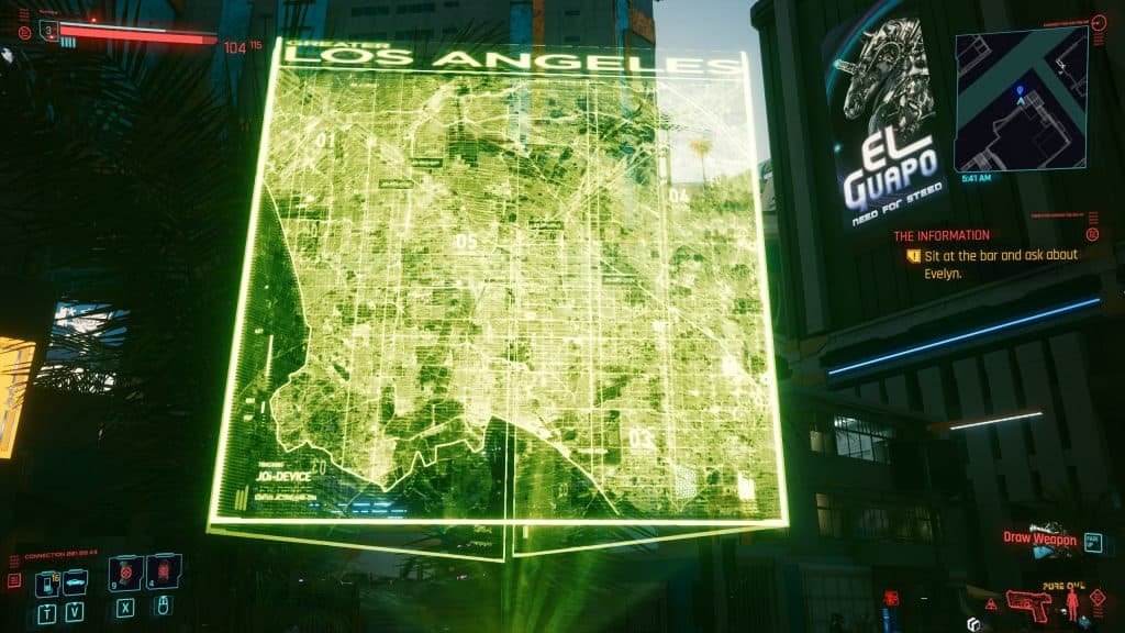 Blade Runner 2077 Part 2 Los Angeles Hologram Fast travel Map v1.2 ...