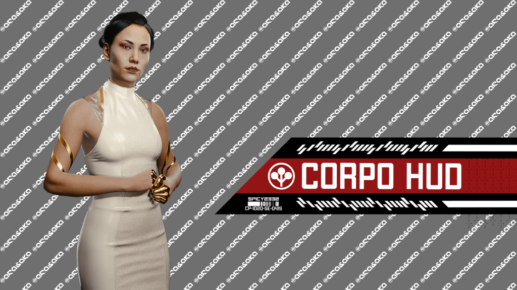 Spicy HUDs - Corpo HUD - Cyberpunk 2077 Mod Spicy HUDs - Corpo HUD - Cyberpunk 2077 Mod