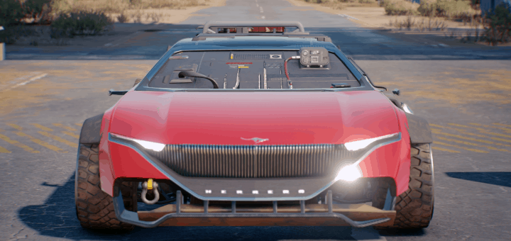 The Quadra Turbo-R ''Arcadia'' - a Nomad Conversion - Cyberpunk 2077 Mod