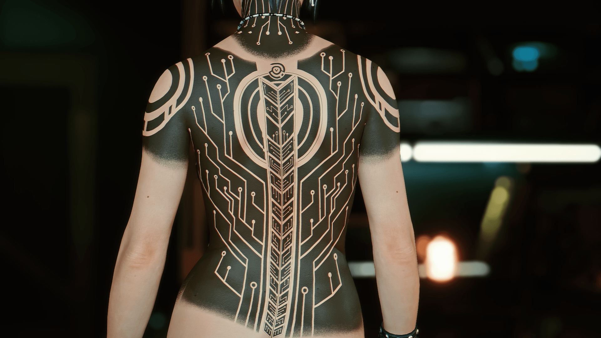 Indy s Netrunner Tattoo Cyberpunk 2077 Mod