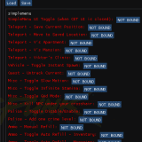 Simple Menu - An In-Game UI including Hotkeys - Cyberpunk 2077 Mod