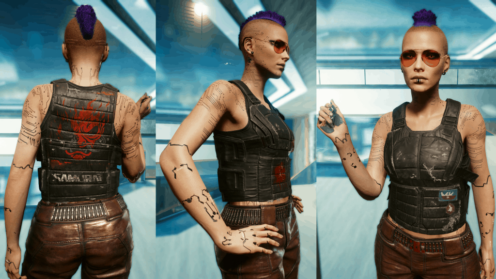 FEM V JOHNNY VEST - Cyberpunk 2077 Mod