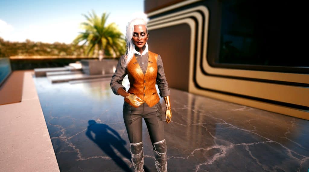 High Collar Shirt - Cyberpunk 2077 Mod