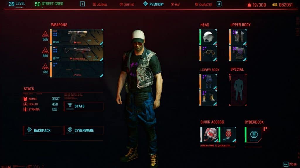 Streetkid male save-file early-game - Cyberpunk 2077 Mod