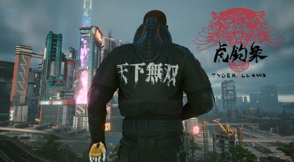 TYGER CLAWS RACING TEAM GEAR - Cyberpunk 2077 Mod