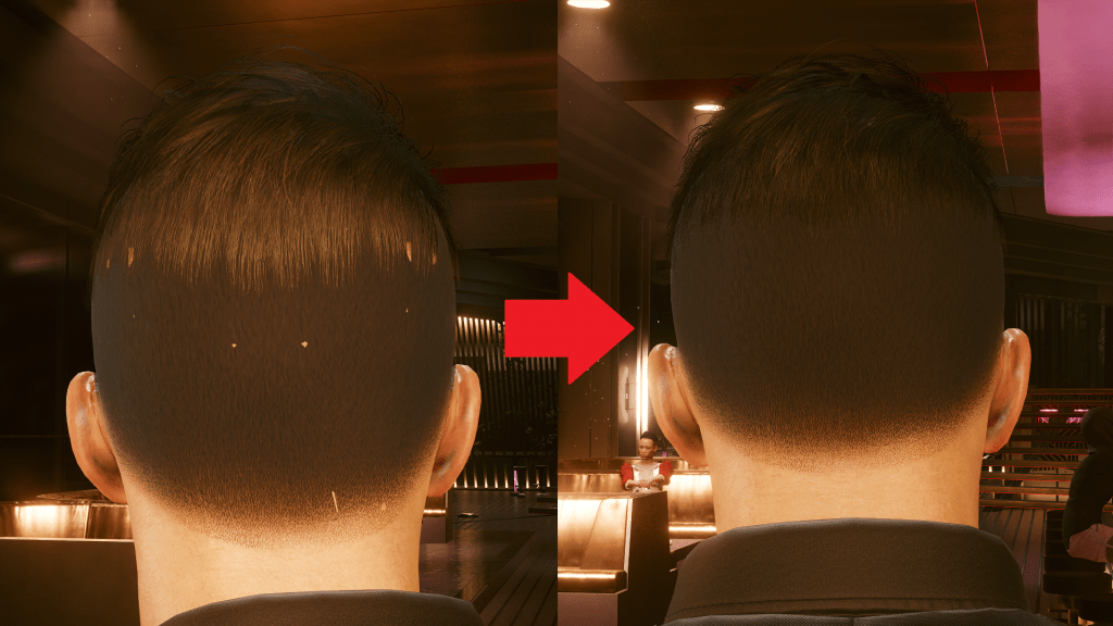 Frank Hair Cap fix - Cyberpunk 2077 Mod