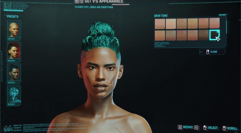 Darker Skin Tones - Cyberpunk 2077 Mod