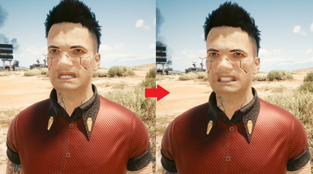 Male V Teeth Fix - Cyberpunk 2077 Mod