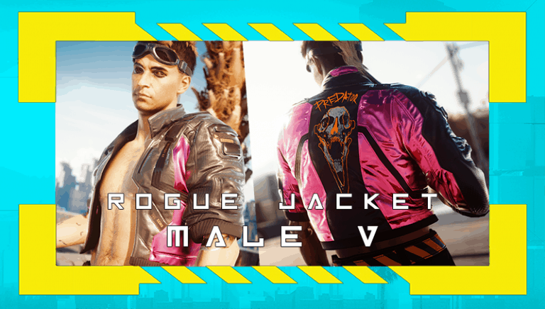 Rogue's Jacket (Male V) - Cyberpunk 2077 Mod