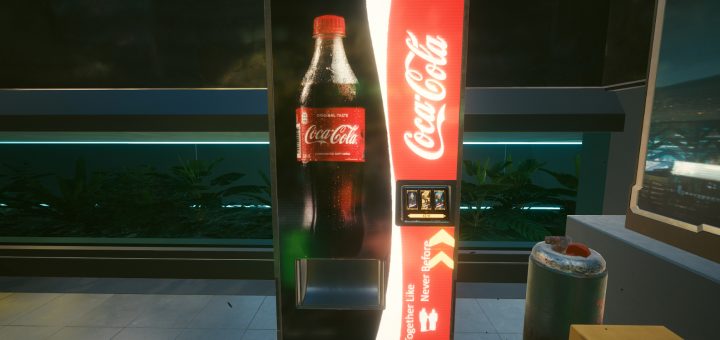 Blade Runner series V's Bud Vending machine - Cyberpunk 2077 Mod