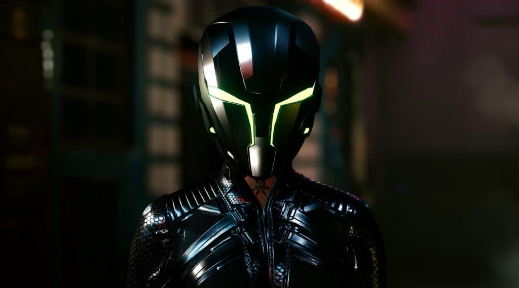 Shadow Cyborg Helmet - Cyberpunk 2077 Mod