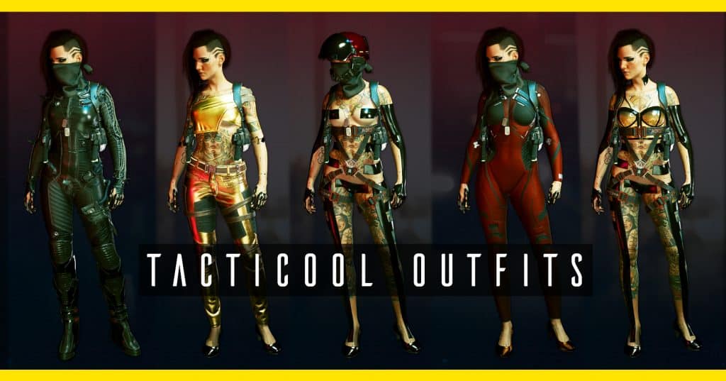 Tacticool Outfits - Cyberpunk 2077 Mod