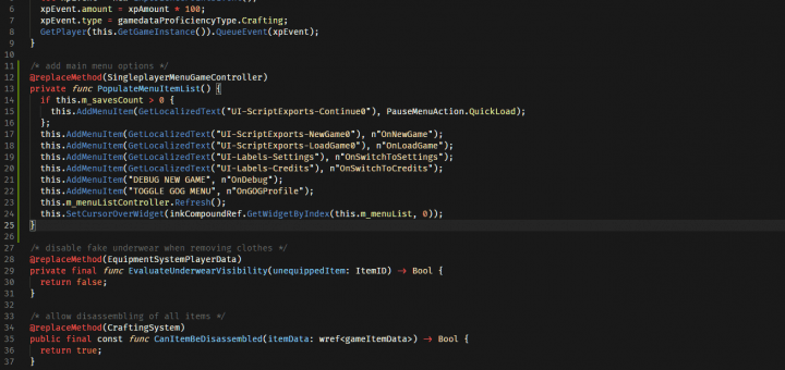 Native Settings UI - Cyberpunk 2077 Mod