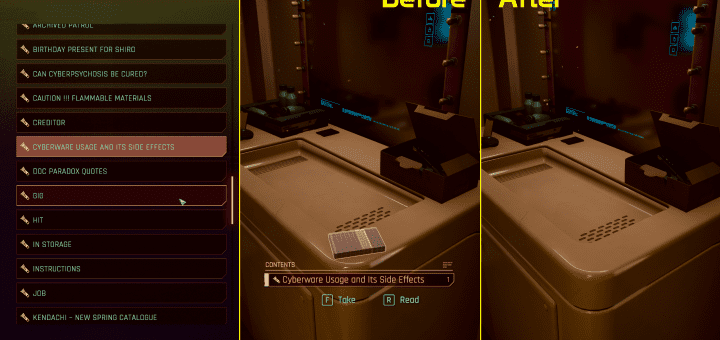 Native Settings UI - Cyberpunk 2077 Mod