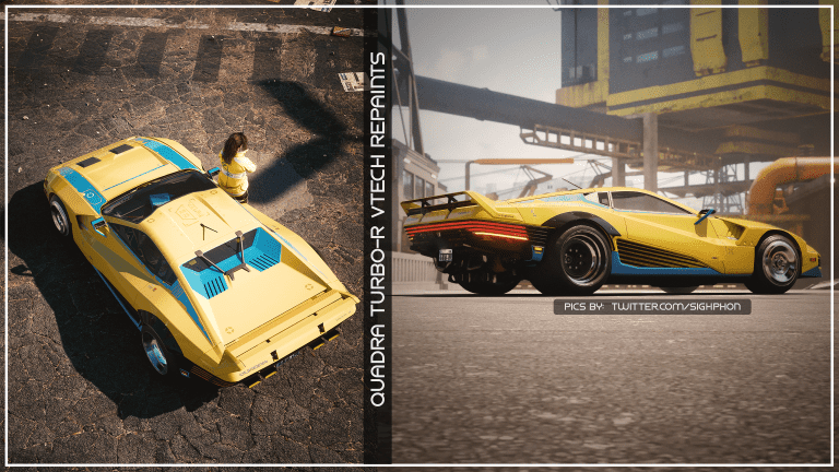 Quadra Turbo-R V-Tech - Edgerunners and Other Flavors - Cyberpunk 2077 Mod