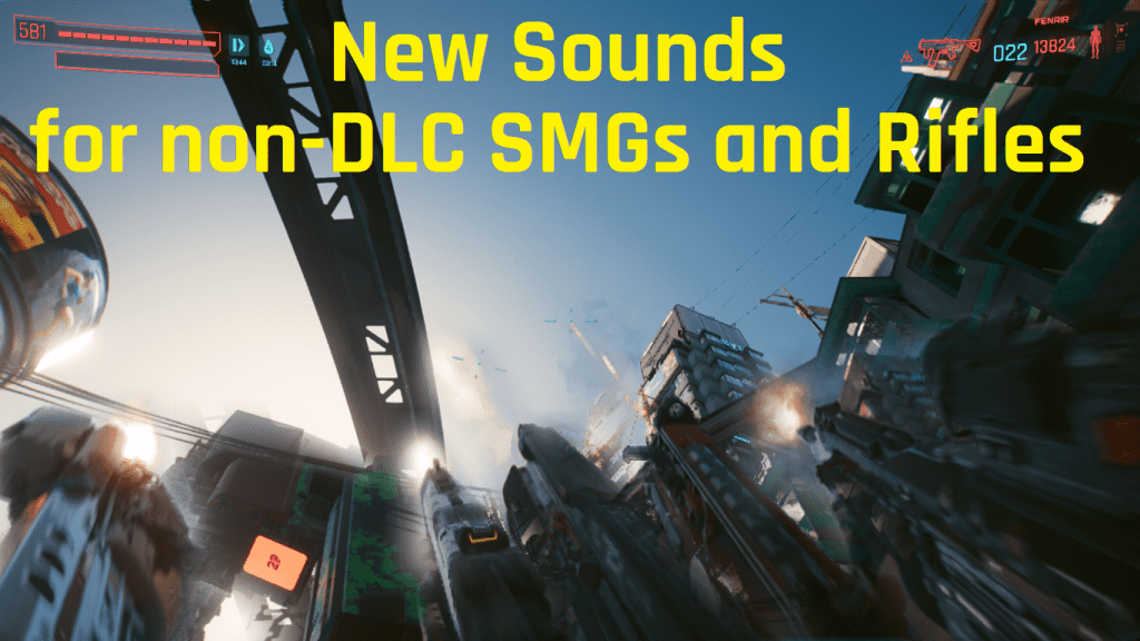 New Sounds for SMG and Rifles (RedMod) - Cyberpunk 2077 Mod