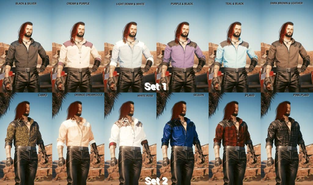 Cuffed Cowboy Shirt - Cyberpunk 2077 Mod