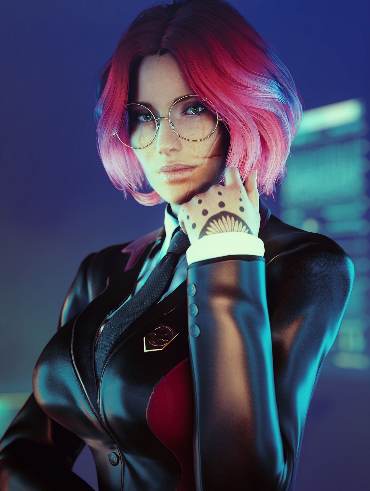 Edgerunners – Arasaka Academy Female Uniform - Cyberpunk 2077 Mod