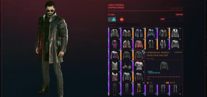 Cyberpunk 2077 Clothing Mods | Cyberpunk 2077 Armour Mods