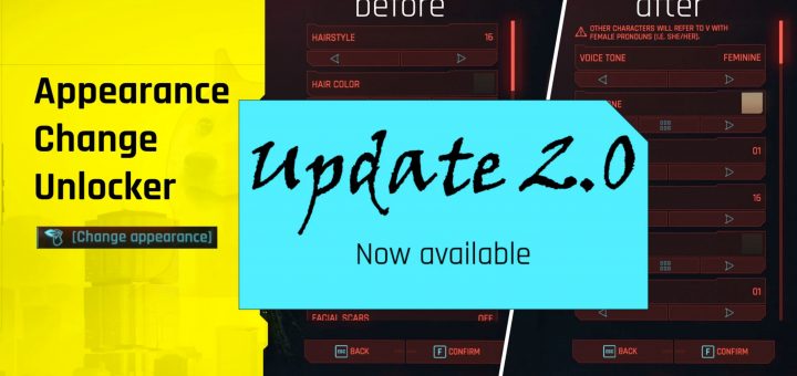 Cyberpunk 2077 Appearance Mods | CP2077 Appearance Mods