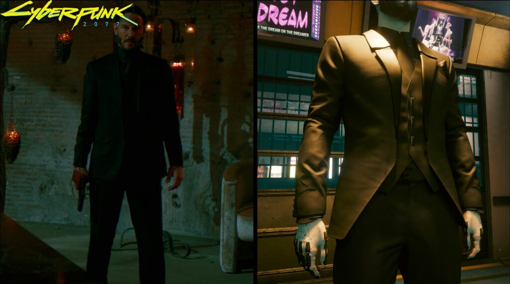 John Wick Outfit - Black Shirt and Vest (ArchiveXL - Male AND Female V ...