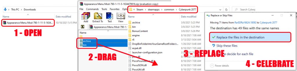Appearance Menu Mod v2.2.4 - Cyberpunk 2077 Mod