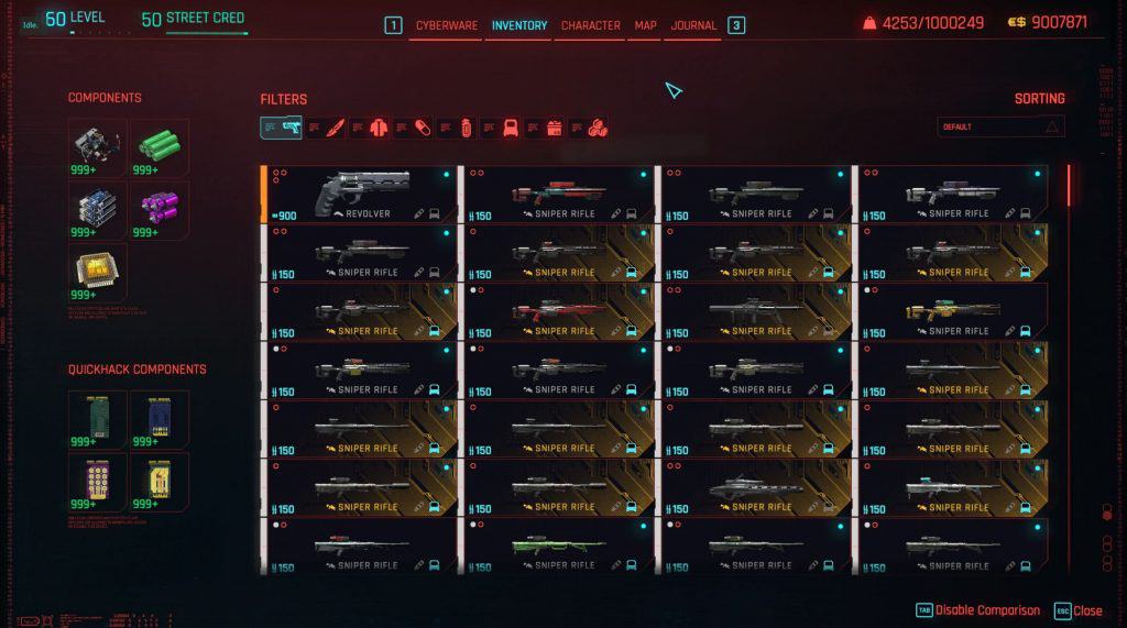 Add All Items - Cyberpunk 2077 Mod