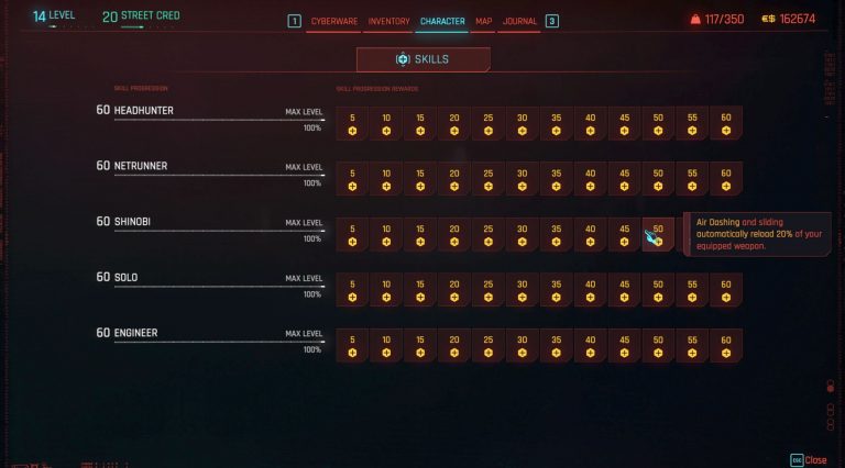 Fix Skill Progression Rewards Not Applying - Cyberpunk 2077 Mod