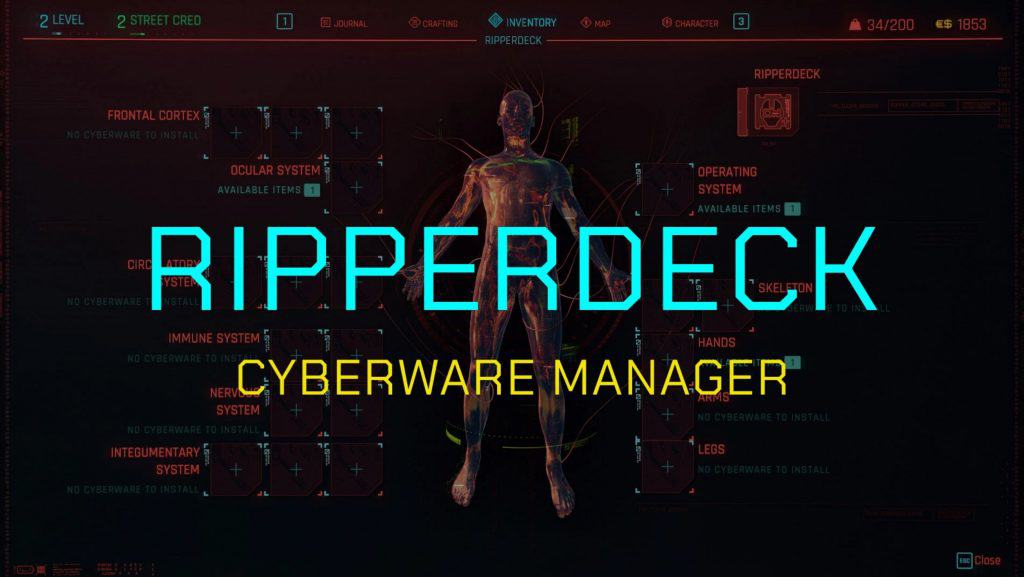 RipperDeck - Cyberpunk 2077 Mod