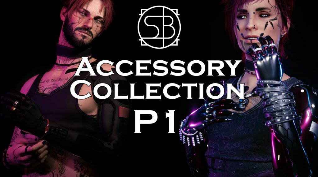 Silver Breezy Accessories - Virtual Atelier Store - Cyberpunk 2077 Mod