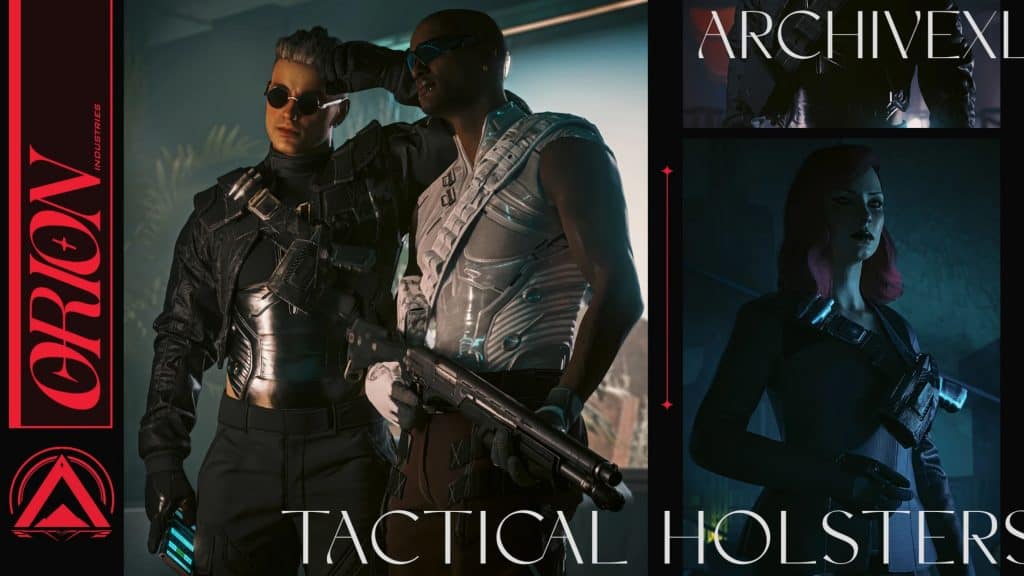 ORION Industries - Tactical Holsters (Standalone) - Cyberpunk 2077 Mod